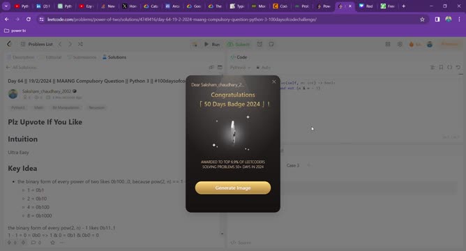 Finished 50 Days LeetCode Batch! | Saksham Chaudhary posted on the ... Finished 50 Days LeetCode Batch! | Saksham Chaudhary posted on the ...