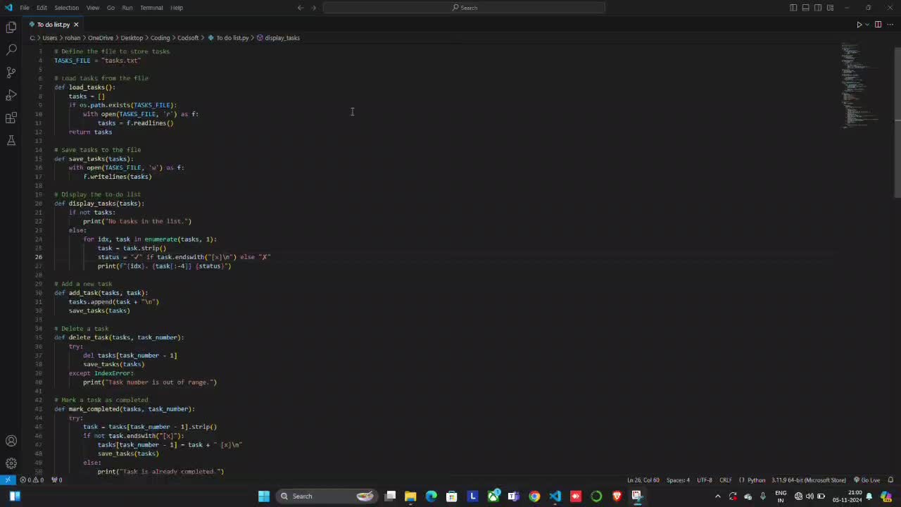 Rohan Singh Ramola on LinkedIn: #codsoft #python #pythonprogramming #task Rohan Singh Ramola on LinkedIn: #codsoft #python #pythonprogramming #task