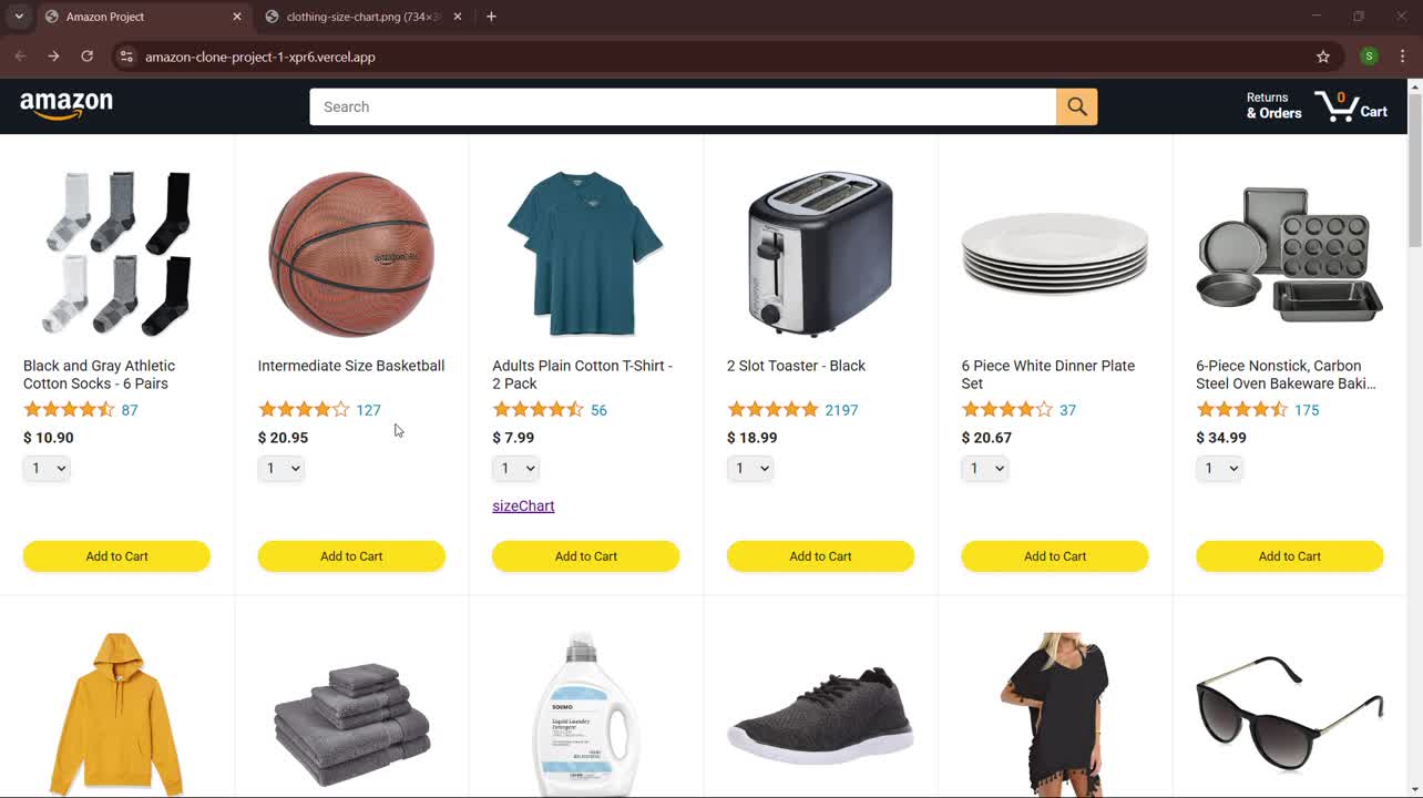 Suriya V on LinkedIn: #webdevelopment #frontend #javascript #amazonclone Suriya V on LinkedIn: #webdevelopment #frontend #javascript #amazonclone