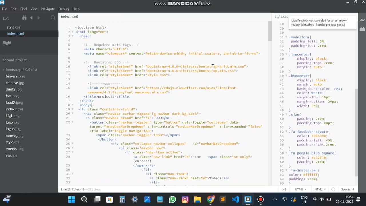 Launching my food restaurant project with Bootstrap 4 | Anandan P ... Launching my food restaurant project with Bootstrap 4 | Anandan P ...