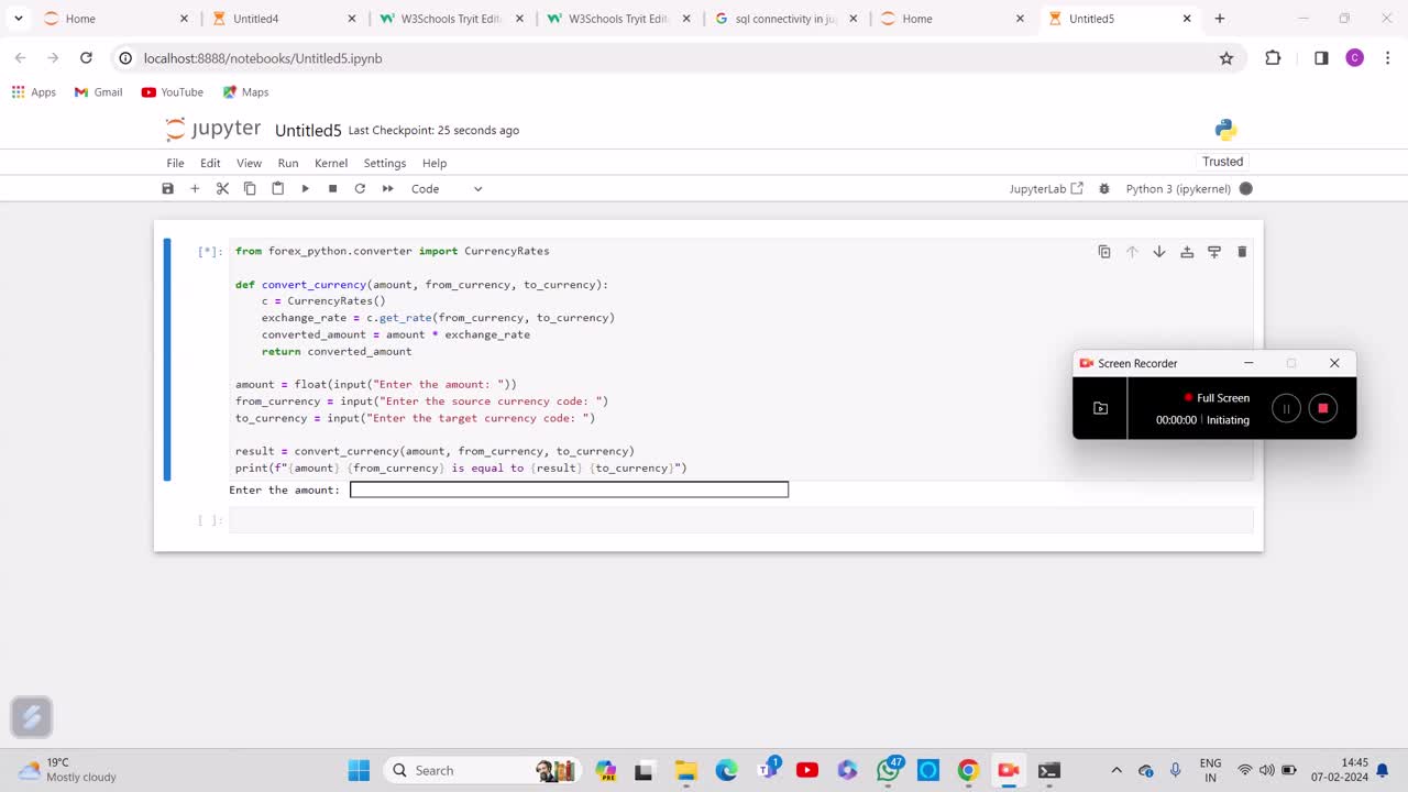 Chirag Katyal on LinkedIn: Currency convertor in python ( jupyter ... Chirag Katyal on LinkedIn: Currency convertor in python ( jupyter ...