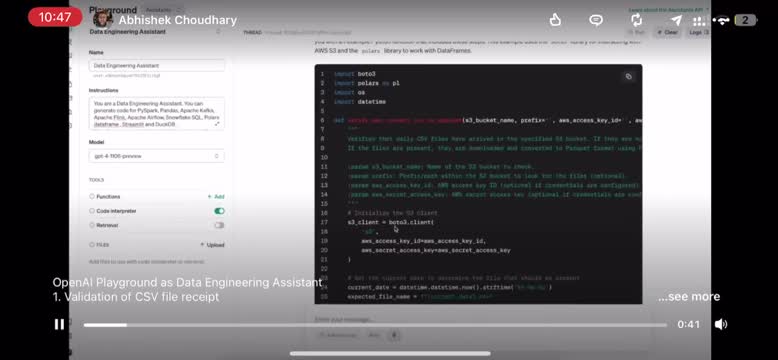 Vadivelu Babu on LinkedIn: #openai #generatieveai #pythondevelopers # ... Vadivelu Babu on LinkedIn: #openai #generatieveai #pythondevelopers # ...