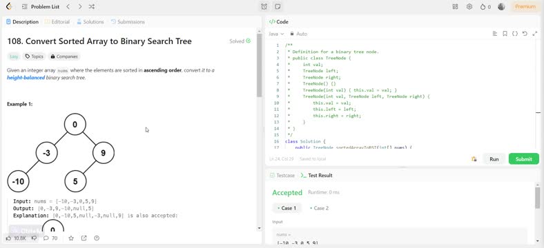 How to convert sorted arrays into binary trees | Yamini Khurana posted ... How to convert sorted arrays into binary trees | Yamini Khurana posted ...
