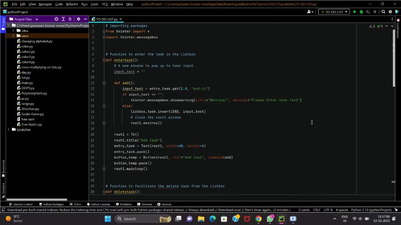 Praveen Kumar Mora on LinkedIn: #codsoft #internship #python Praveen Kumar Mora on LinkedIn: #codsoft #internship #python