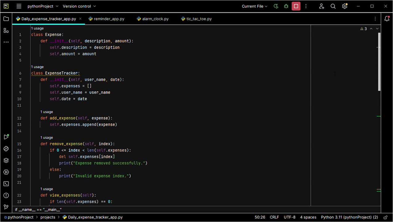Anaha K Madhu on LinkedIn: #python #codingprojects #expensetracker # ... Anaha K Madhu on LinkedIn: #python #codingprojects #expensetracker # ...