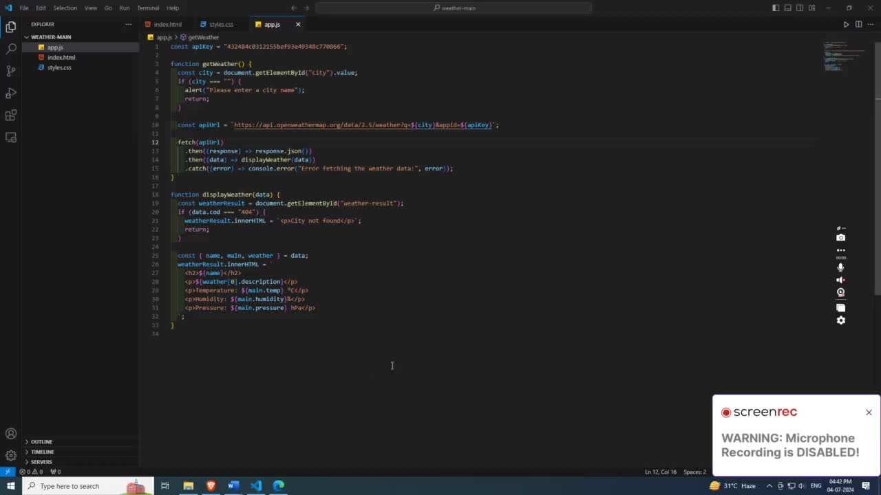 Md. Yusuf on LinkedIn: #html #css #javascript #project #weather Md. Yusuf on LinkedIn: #html #css #javascript #project #weather