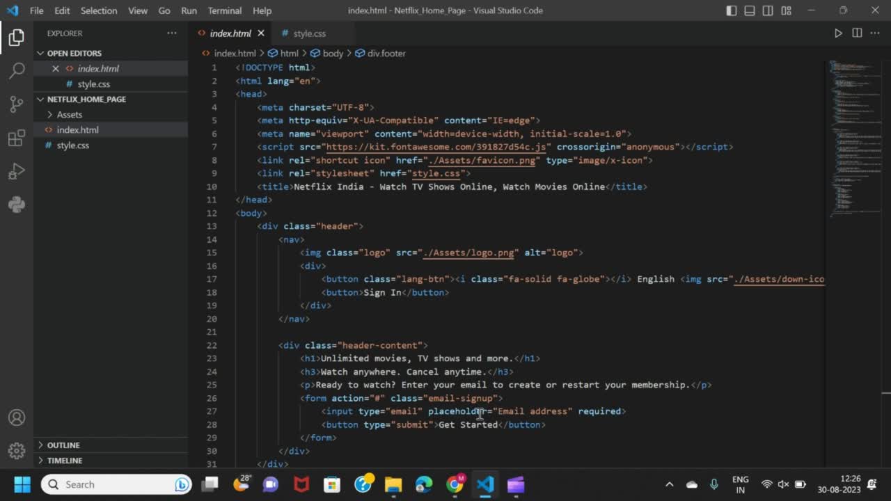 Nikhil Singh on LinkedIn: Code Alpha Task 3:NETFLIX HOME PAGE CLONE Nikhil Singh on LinkedIn: Code Alpha Task 3:NETFLIX HOME PAGE CLONE