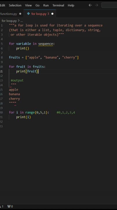 Vinayak Purohit on LinkedIn: #python #programming #forloops # ... Vinayak Purohit on LinkedIn: #python #programming #forloops # ...