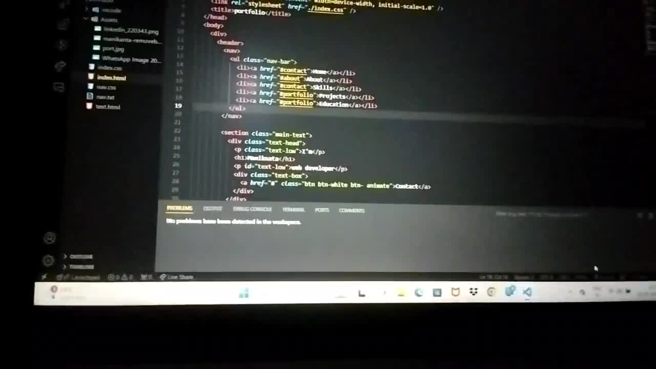 My new portfolio website with HTML,CSS and SASS | Srimani Nandyala ... My new portfolio website with HTML,CSS and SASS | Srimani Nandyala ...