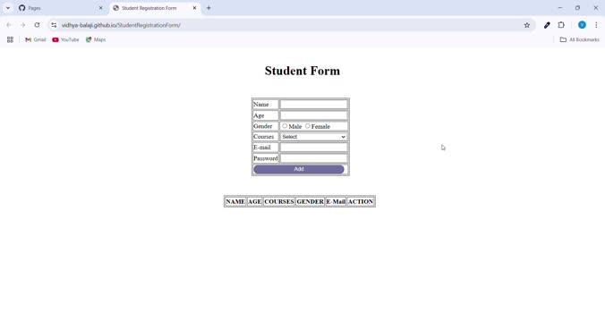 Vidhya Balaji on LinkedIn: Student Registration Form This is a simple ... Vidhya Balaji on LinkedIn: Student Registration Form This is a simple ...