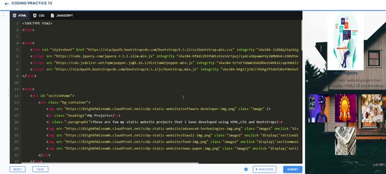 How I made a page with HTML and CSS #30daySCODINGCHALLENGE | samba raju ... How I made a page with HTML and CSS #30daySCODINGCHALLENGE | samba raju ...