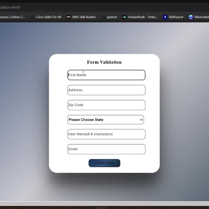 How a form validation using HTML and CSS | Rahul krishnan posted on the ... How a form validation using HTML and CSS | Rahul krishnan posted on the ...