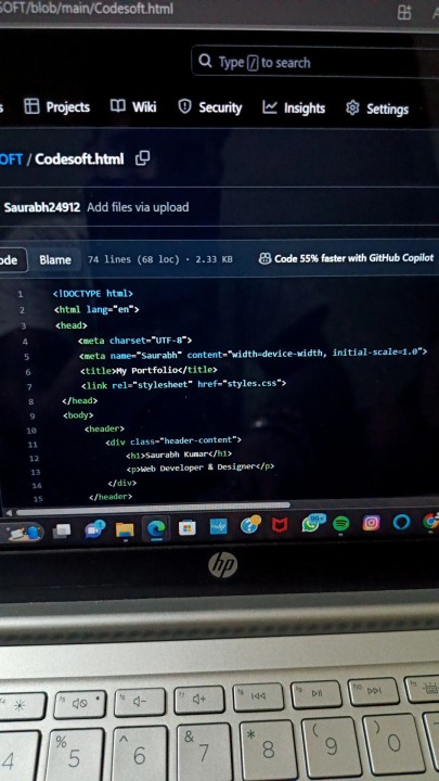 Saurabh Kumar on LinkedIn: #codsoft Saurabh Kumar on LinkedIn: #codsoft