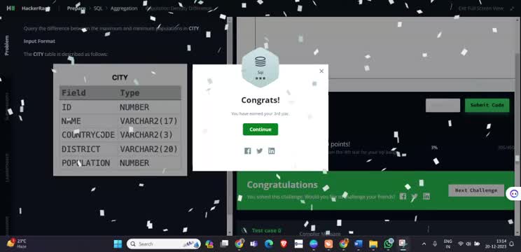 Aayush Kumar on LinkedIn: #sql #codingjourney #hackerrank # ... Aayush Kumar on LinkedIn: #sql #codingjourney #hackerrank # ...