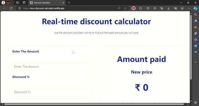 Arun Jose on LinkedIn: #reactjs #css #bootstrap #discountcalculator # ... Arun Jose on LinkedIn: #reactjs #css #bootstrap #discountcalculator # ...