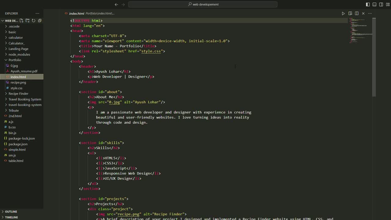 Ayush L. on LinkedIn: #task2 #webdevelopment #codesoft #codesoftinternship Ayush L. on LinkedIn: #task2 #webdevelopment #codesoft #codesoftinternship