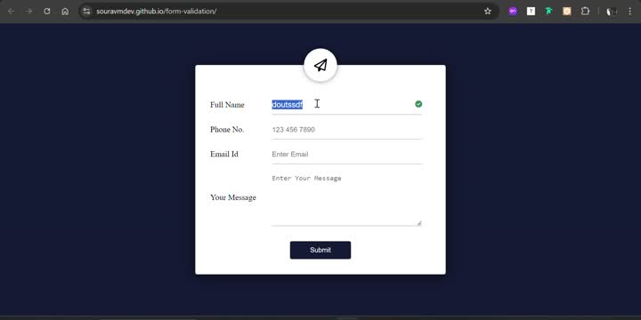 Sourav M on LinkedIn: #formvalidation #webdevelopment #mindblown # ... Sourav M on LinkedIn: #formvalidation #webdevelopment #mindblown # ...