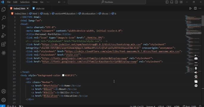Ankita Kahandal on LinkedIn: #portfolio #html #css #webdevelopment Ankita Kahandal on LinkedIn: #portfolio #html #css #webdevelopment