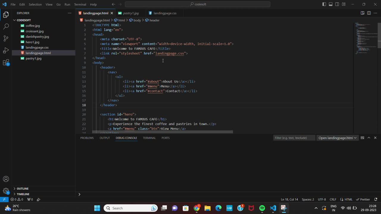 Tharun Julakanti on LinkedIn: #codsoft #webdevelopment #internship Tharun Julakanti on LinkedIn: #codsoft #webdevelopment #internship