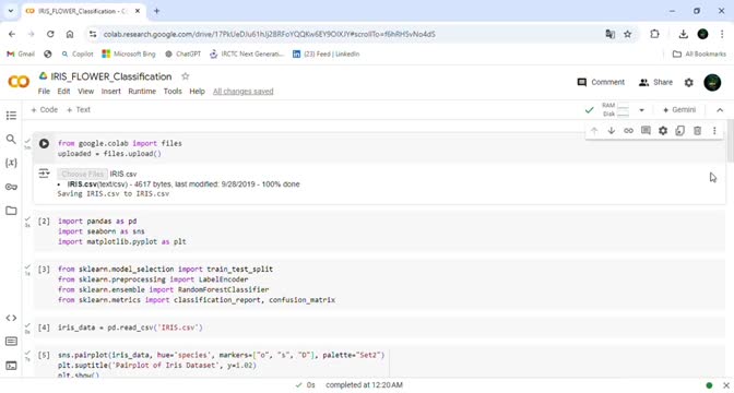 Completed Iris Flower Classification with CodSoft | Ayan Basak posted ... Completed Iris Flower Classification with CodSoft | Ayan Basak posted ...