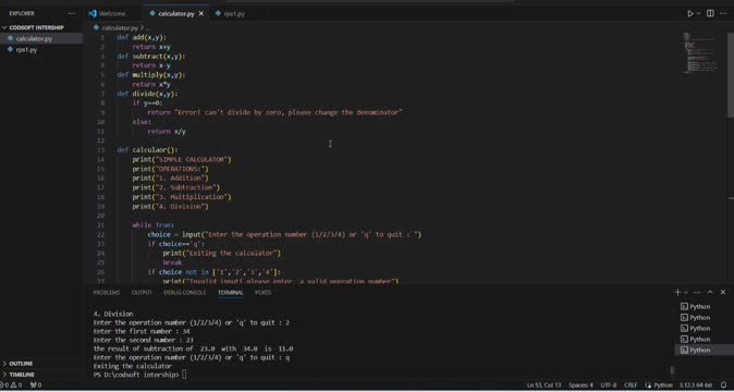 Priyanka Priyadarshani Senapati on LinkedIn: #python #codsoft # ... Priyanka Priyadarshani Senapati on LinkedIn: #python #codsoft # ...