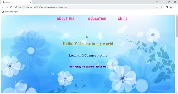 #webdevelopment #html #css | Ramya Desu #webdevelopment #html #css | Ramya Desu
