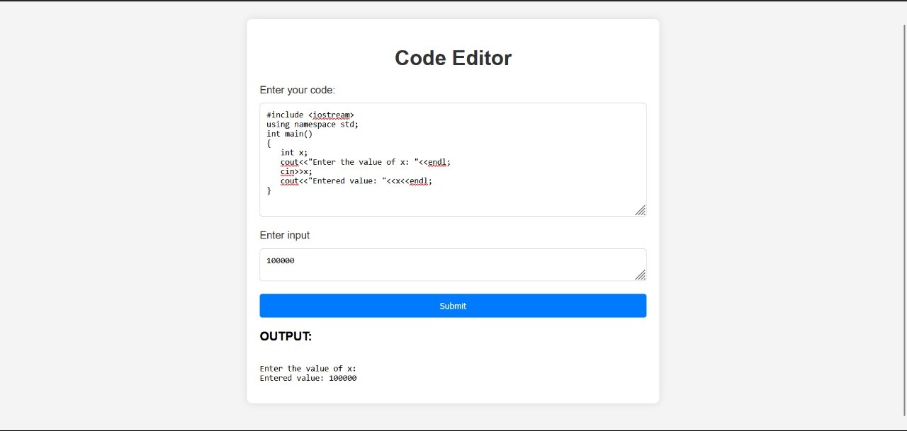 Shaik Adam on LinkedIn: #codeeditor #cplusplus #mernstack # ... Shaik Adam on LinkedIn: #codeeditor #cplusplus #mernstack # ...