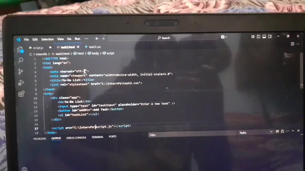 ToDo app using html css and Javascript | Basava Raju ToDo app using html css and Javascript | Basava Raju
