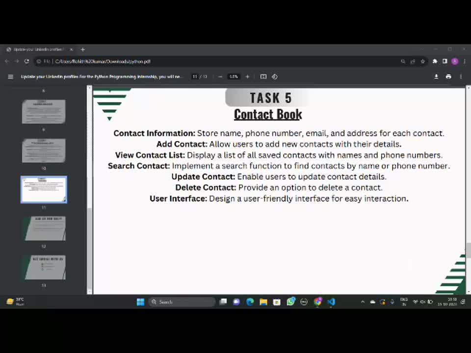 Gorantla Rohith kumar on LinkedIn: #codsoft #python_programming Gorantla Rohith kumar on LinkedIn: #codsoft #python_programming