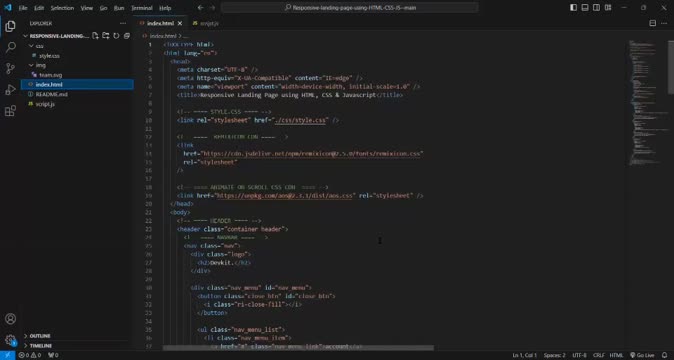 Ashutosh Kumar on LinkedIn: Landing Page Design using HTML,CSS & JS Ashutosh Kumar on LinkedIn: Landing Page Design using HTML,CSS & JS