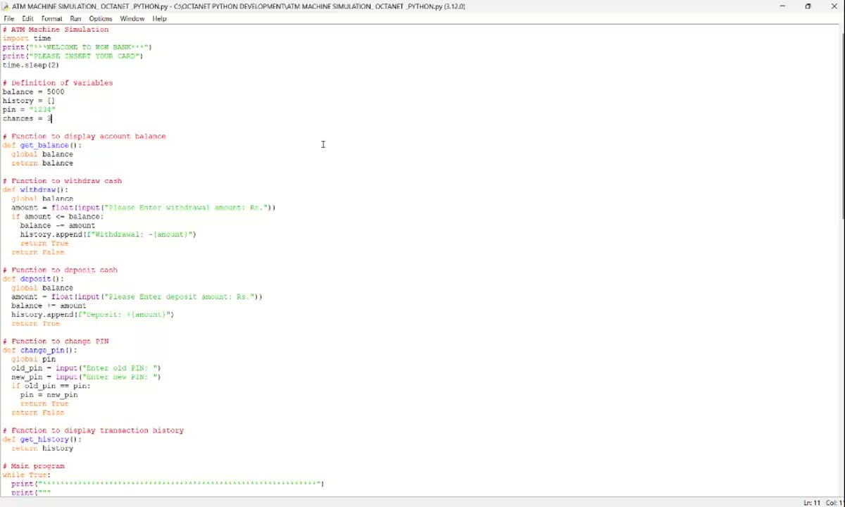 Completed an ATM machine simulation with Python | Lithiyasree R posted ... Completed an ATM machine simulation with Python | Lithiyasree R posted ...