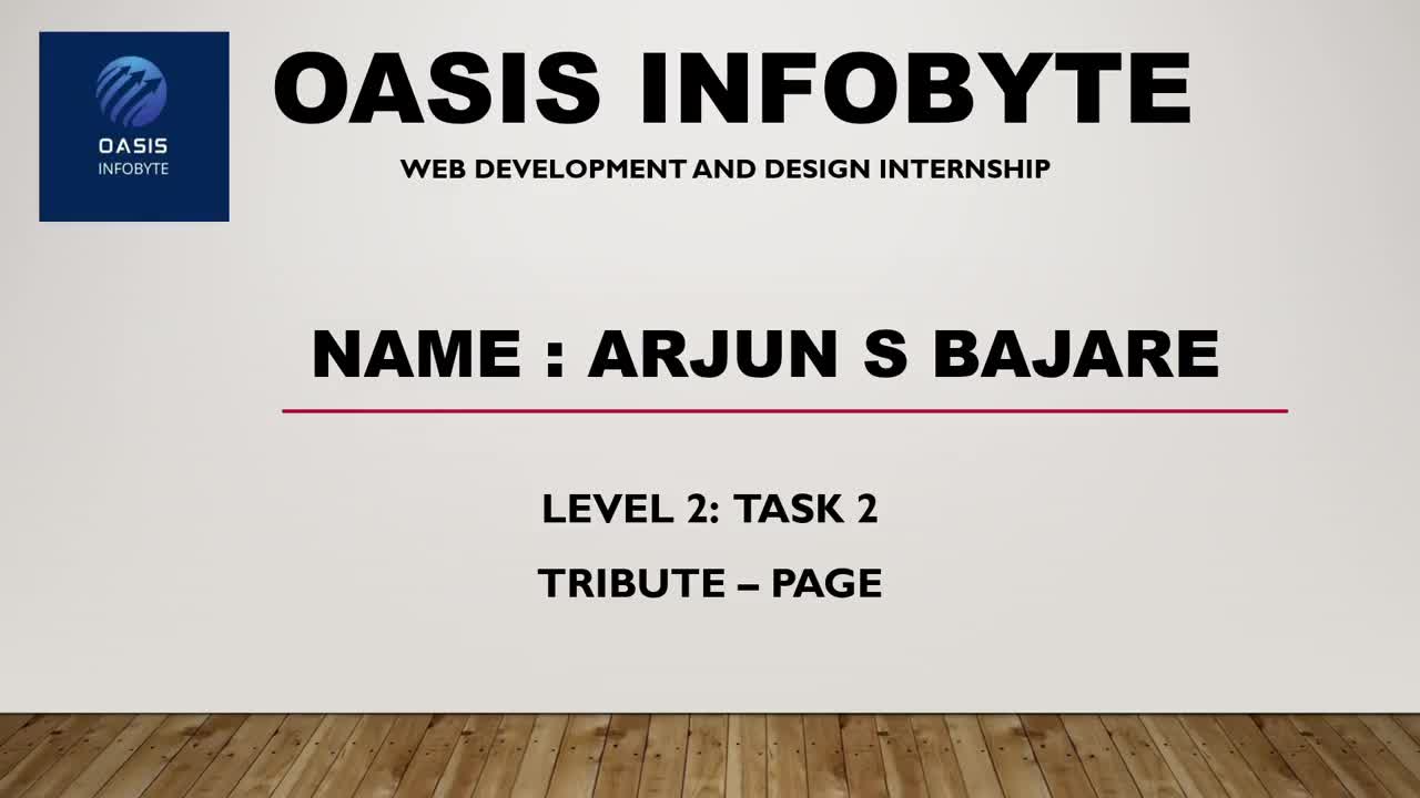 ARJUN BAJARE on LinkedIn: #webdevelopment #oasisinfobyte #html #css ARJUN BAJARE on LinkedIn: #webdevelopment #oasisinfobyte #html #css