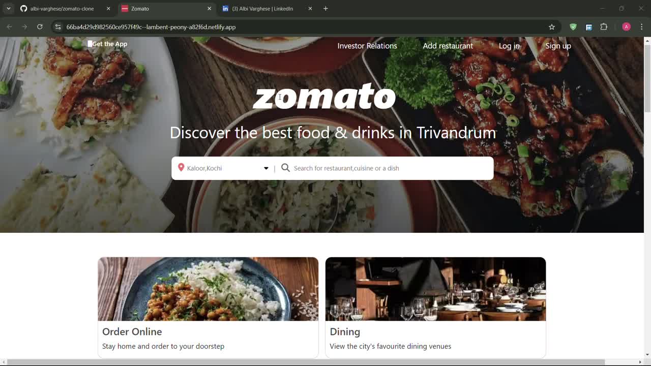 Albi Varghese on LinkedIn: #webdevelopment #html #css #zomato # ... Albi Varghese on LinkedIn: #webdevelopment #html #css #zomato # ...