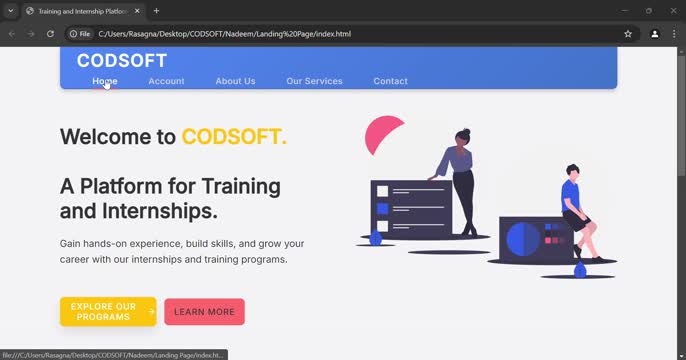 Nadeem Mohammad on LinkedIn: #webdevelopment #html #css #landingpage # ... Nadeem Mohammad on LinkedIn: #webdevelopment #html #css #landingpage # ...