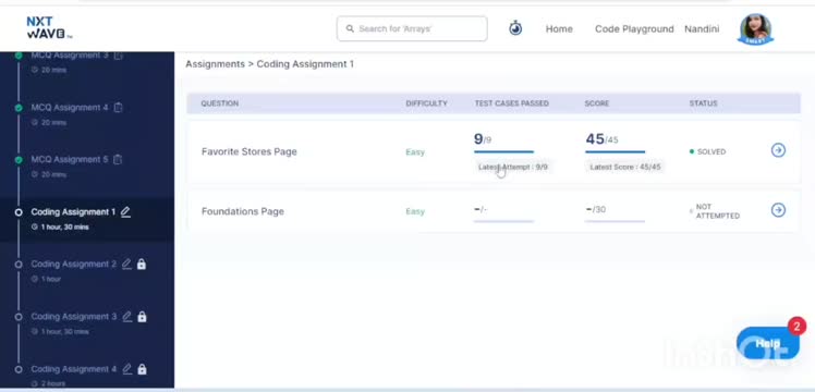Nandini Marathe on LinkedIn: Hello Connections 👋🏻 #NXTWave #coding # ... Nandini Marathe on LinkedIn: Hello Connections 👋🏻 #NXTWave #coding # ...