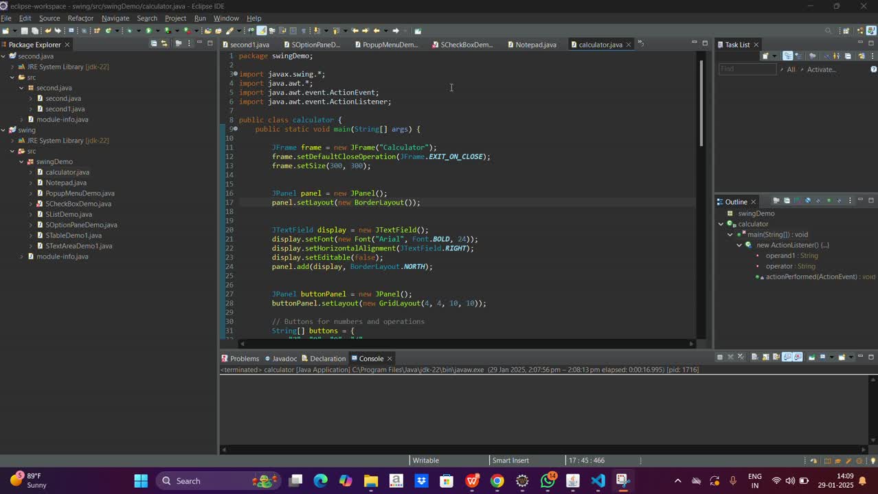 Vishal Kande on LinkedIn: #java #swing #programming #gui #coding #tech Vishal Kande on LinkedIn: #java #swing #programming #gui #coding #tech