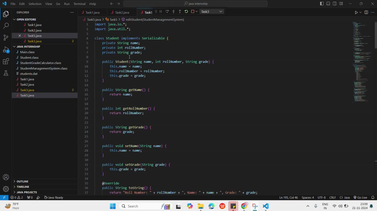 Sai Sangeetha on LinkedIn: #codsoft #java #studentmanagementsystem # ... Sai Sangeetha on LinkedIn: #codsoft #java #studentmanagementsystem # ...