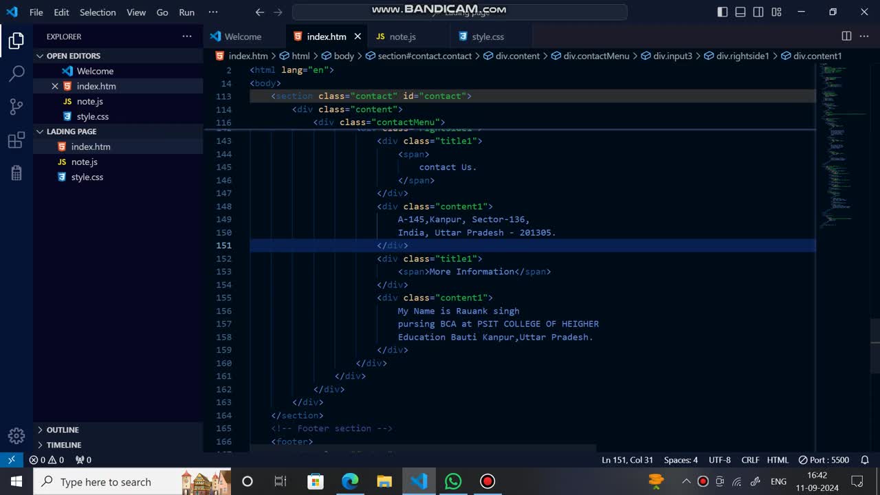 Raunak Singh on LinkedIn: #webdevelopment #html #css #landingpage # ... Raunak Singh on LinkedIn: #webdevelopment #html #css #landingpage # ...