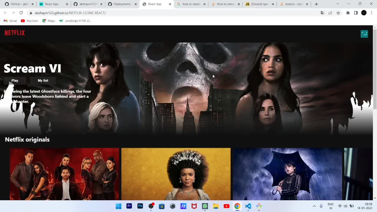 Akshay Vr on LinkedIn: #react #netflix #project Akshay Vr on LinkedIn: #react #netflix #project