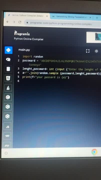 Anirudha Pratap Singh on LinkedIn: This is my first task -1 of python ... Anirudha Pratap Singh on LinkedIn: This is my first task -1 of python ...