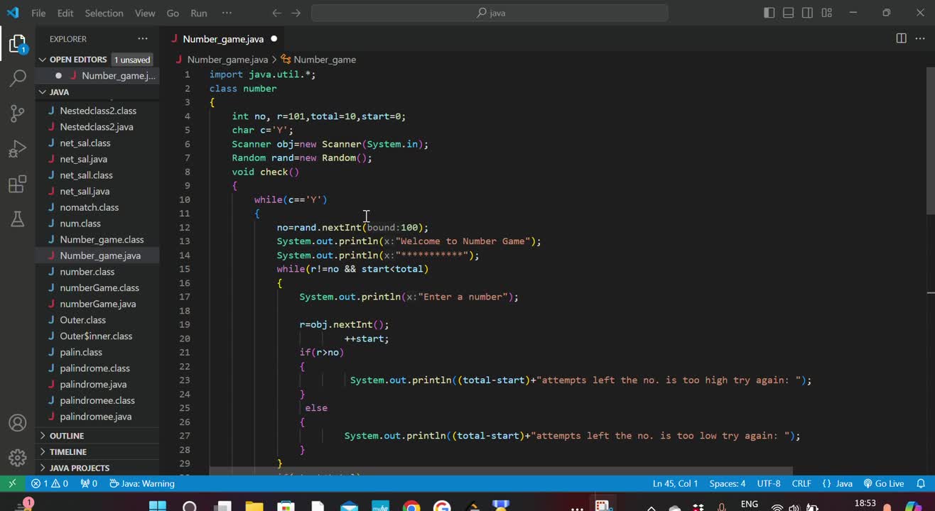 Ananya Barnwal on LinkedIn: #codsoft #internship #java Ananya Barnwal on LinkedIn: #codsoft #internship #java