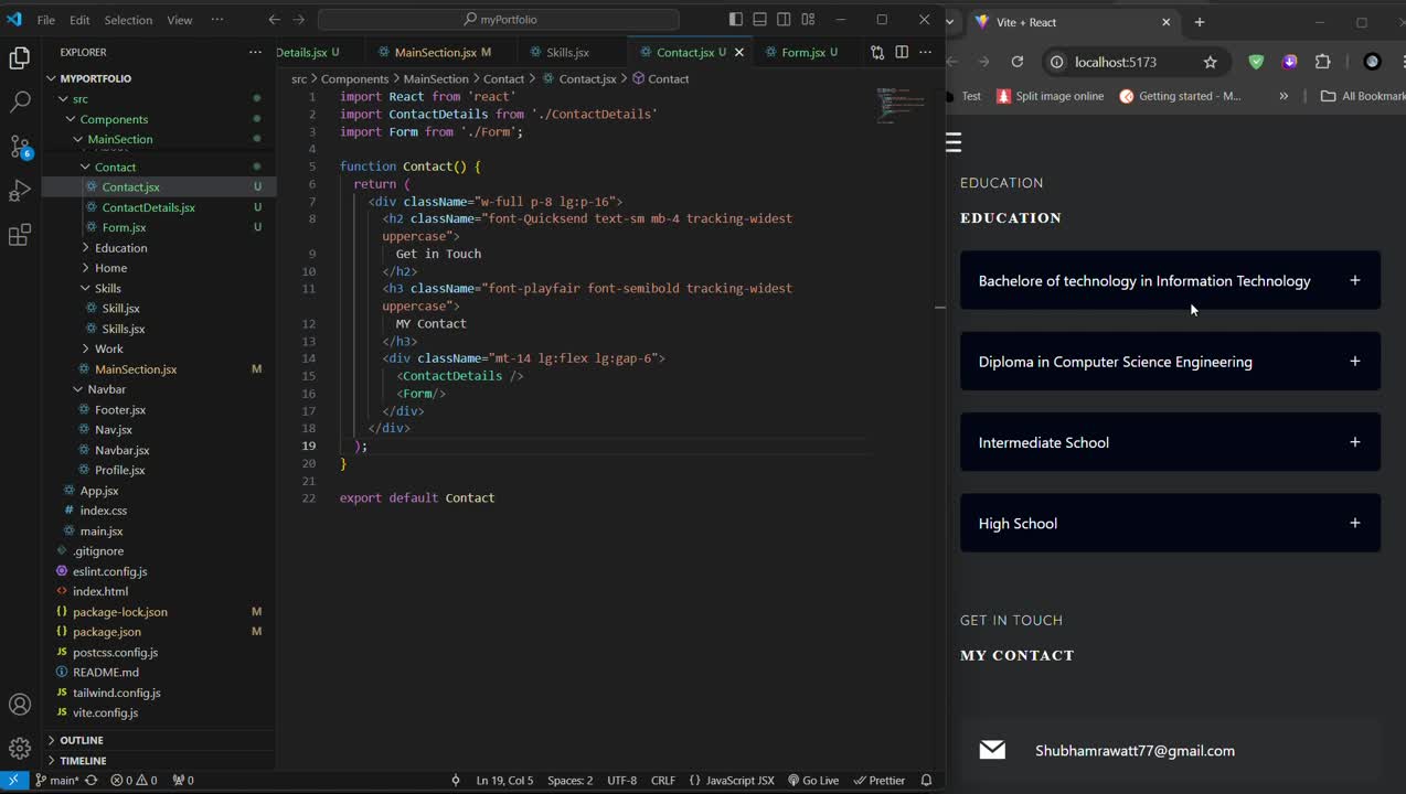 Shubham Rawat on LinkedIn: #day7 #webdevelopment #reactjs #tailwindcss ... Shubham Rawat on LinkedIn: #day7 #webdevelopment #reactjs #tailwindcss ...