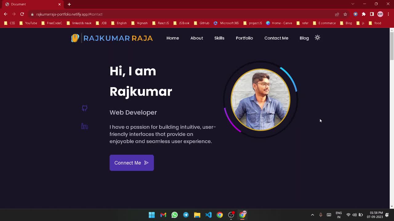 Introducing my new React portfolio website! | Rajkumar Raja posted on ... Introducing my new React portfolio website! | Rajkumar Raja posted on ...