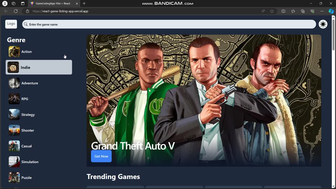 Developed a game listing app with Vite.js, Tailwind CSS | Vaideeshwaran ... Developed a game listing app with Vite.js, Tailwind CSS | Vaideeshwaran ...