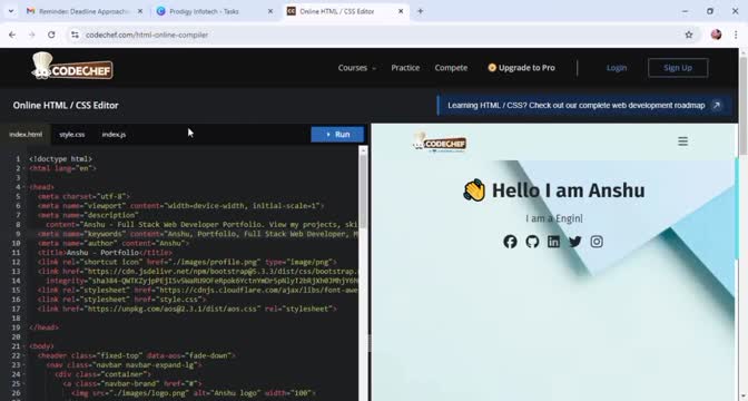 Anshu Hooda on LinkedIn: #prodigyinfotech #task4 #html #css #javascript Anshu Hooda on LinkedIn: #prodigyinfotech #task4 #html #css #javascript