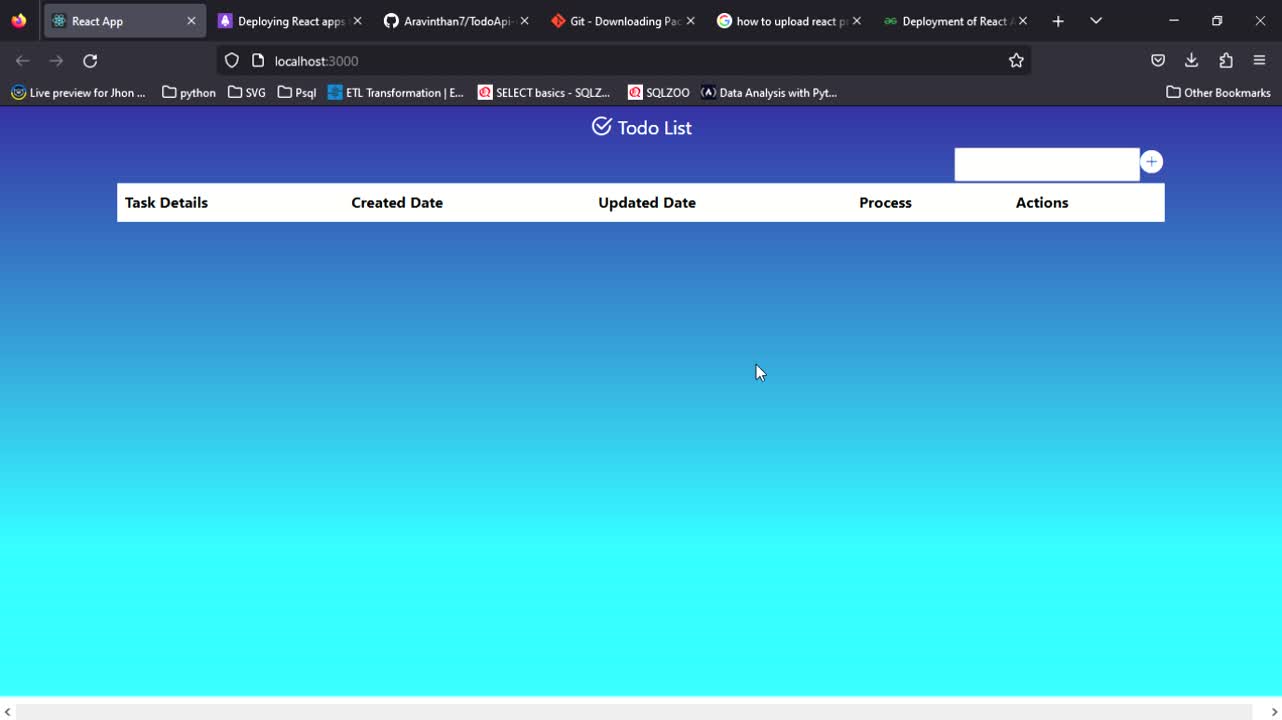Aravinthan N on LinkedIn: #mysql #fastapi #reactjs #python #javascript Aravinthan N on LinkedIn: #mysql #fastapi #reactjs #python #javascript