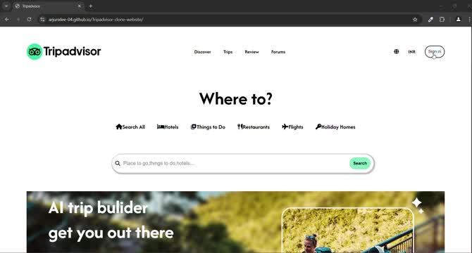 Arjun V on LinkedIn: #webdevelopment #html #css #tripadvisorclone Arjun V on LinkedIn: #webdevelopment #html #css #tripadvisorclone