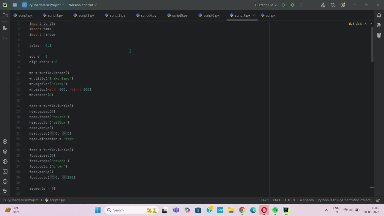 #python #gamedevelopment #pygame #coding #learningbydoing #internpe ... #python #gamedevelopment #pygame #coding #learningbydoing #internpe ...