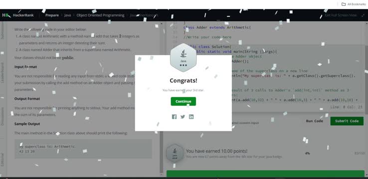 Jhansi Balaga on LinkedIn: #hackerrank #java Jhansi Balaga on LinkedIn: #hackerrank #java