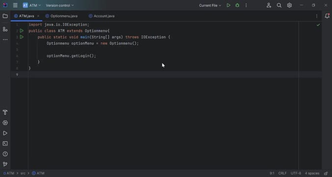 Completed my first Java project: ATM system | Ansari Kaif posted on the ... Completed my first Java project: ATM system | Ansari Kaif posted on the ...